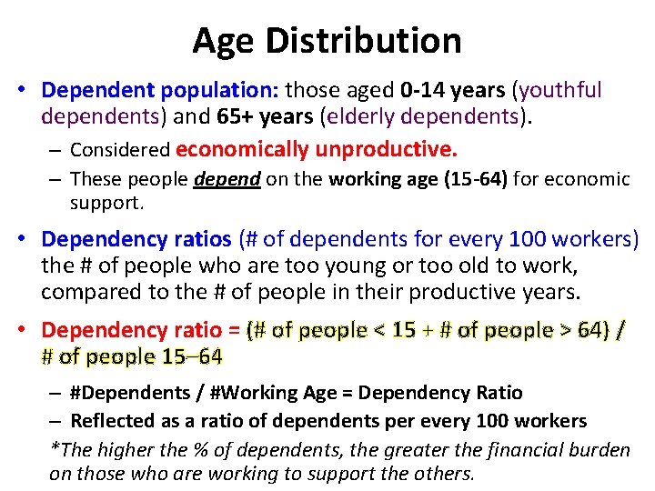 Mon 1022 Population Unit 2 Objective Analyze population