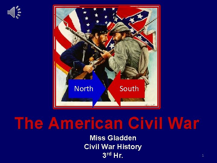 North South The American Civil War Miss Gladden