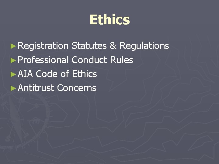 Ethics Case Studies cs 28 Construction Observation cs