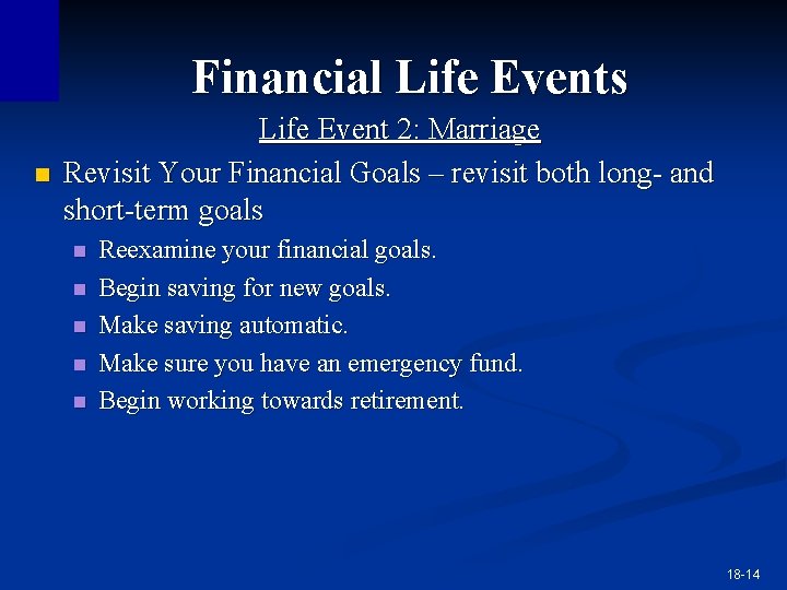 PART 5 LIFE CYCLE ISSUES Chapter 18 Fitting