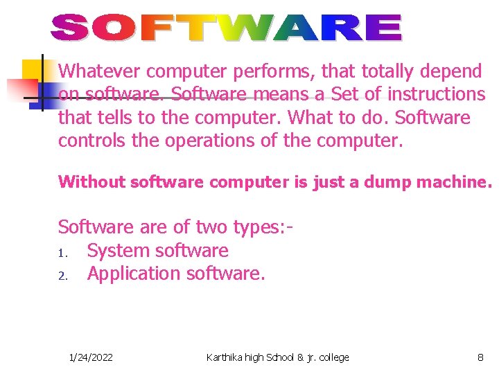 1 1242022 Introduction to Information Technology Definition of