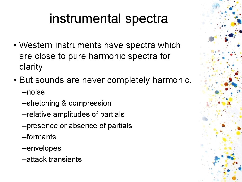 Basic Concepts and Techniques of SPECTRAL MUSIC 2