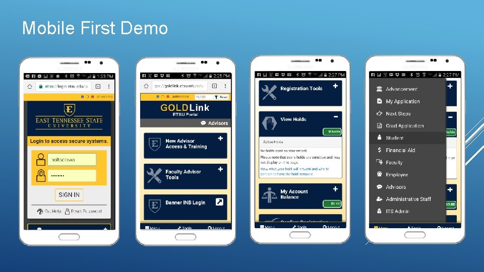 BUILDING AN AGILE MOBILE FIRST BANNER INTEGRATED AND