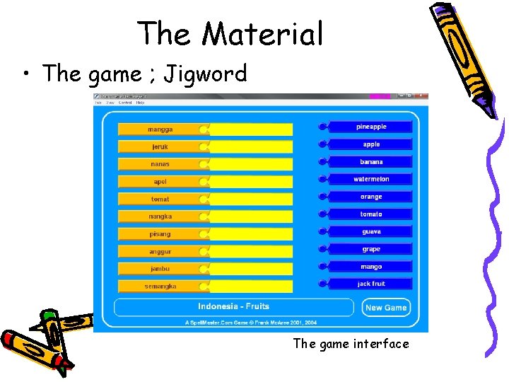 Fun Vocabulary Learning Game as learning media By