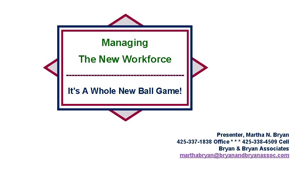 Managing The New Workforce Its A Whole New