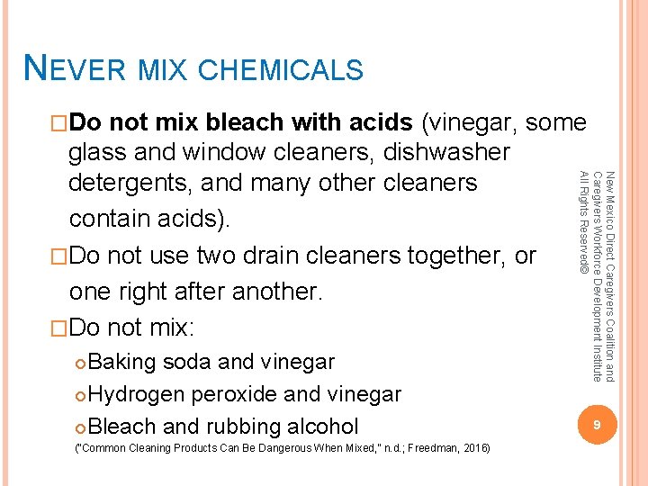 HEALTH AND SAFETY FOR CAREGIVERS KITCHEN AND BATHROOM