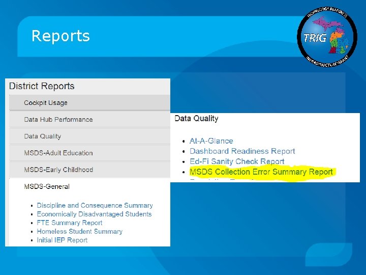 Michigan Data Hub Overview MASA Conference Technology Readiness