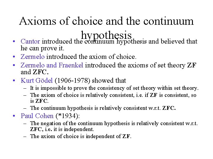 Sets and Size Basic Question Compare the size