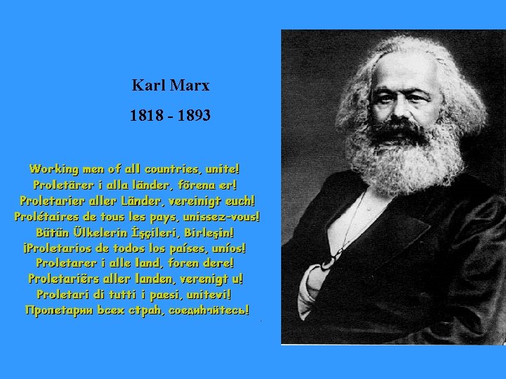 Karl Marx 1818 1893 Theories Theory of Value