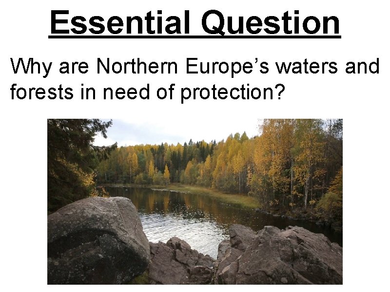 Chapter 10 Lesson 3 People and Their Environment