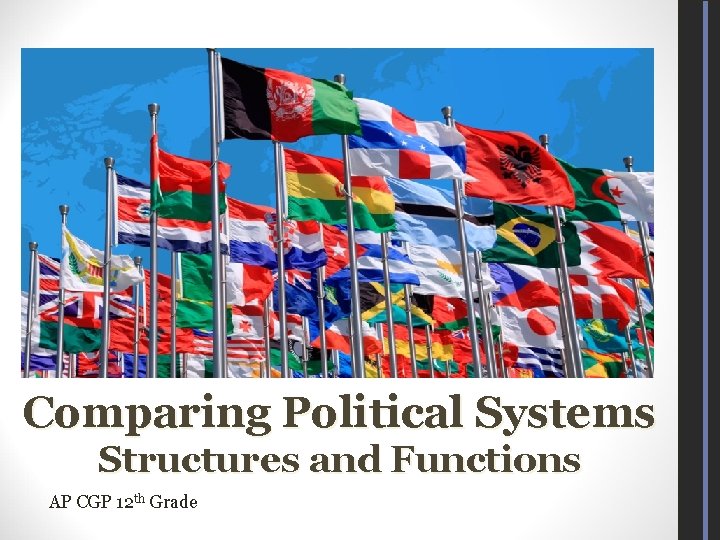 Comparing Political Systems Structures and Functions AP CGP
