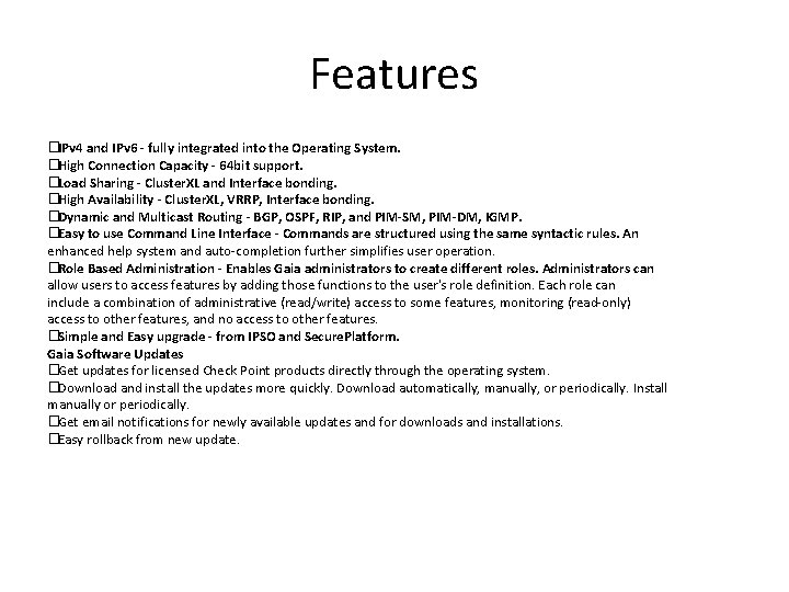 Mastering Checkpoint By Vikas Swami GAIA Operating system