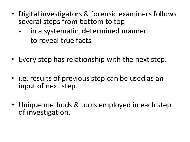 Digital Investigation Process 1 Introduction 2 Digital investigation