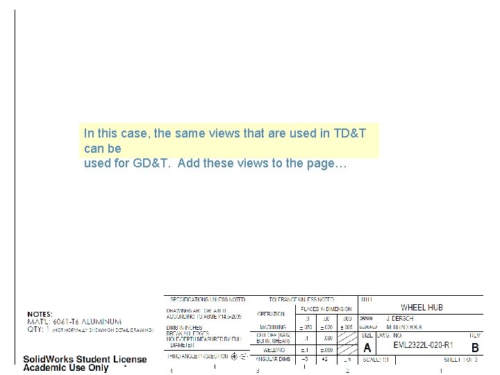 ASSIGNED WHEEL HUB GDT A STEP BY STEP