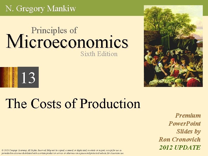 N Gregory Mankiw Principles of Microeconomics Sixth Edition