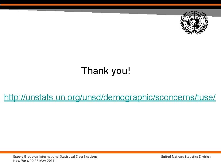 The revision of the International Classification of Activities