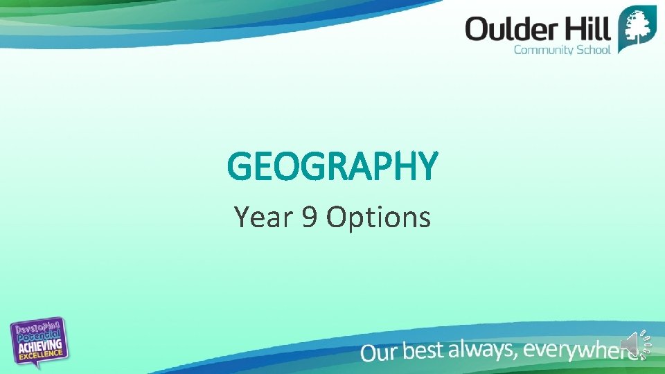 GEOGRAPHY Year 9 Options Subject Specification Information We