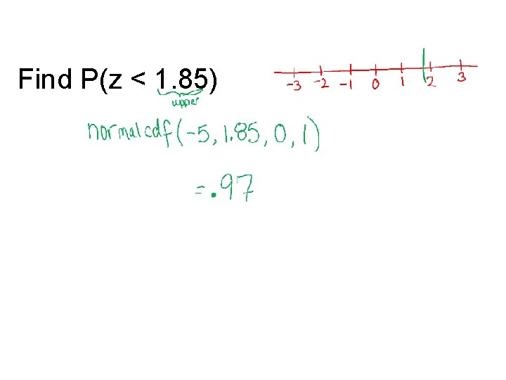 Math 3 Warm Up 42312 Find the probability