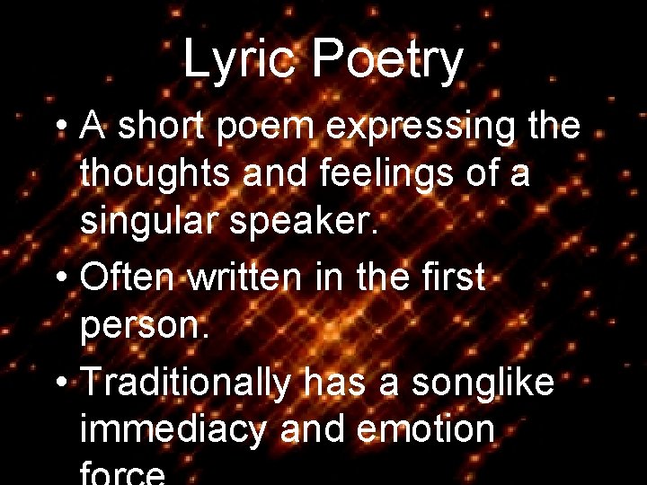 All You Need to Know about Poetry What