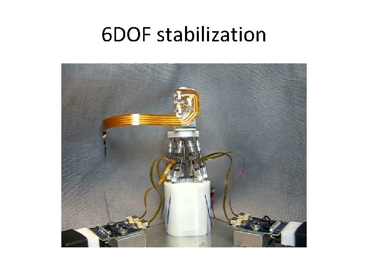 Squiggle 6 DOF manipulator characterization Rob Mac Lachlan