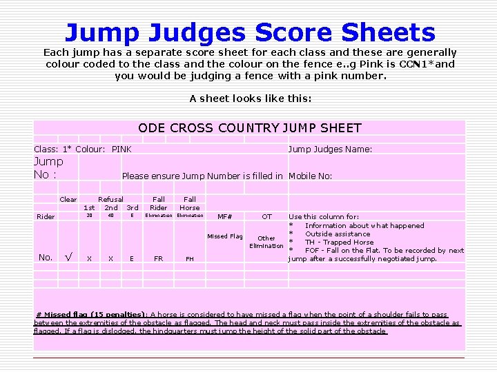Eventing NSW Cross Country Jump Judges Briefing 2020