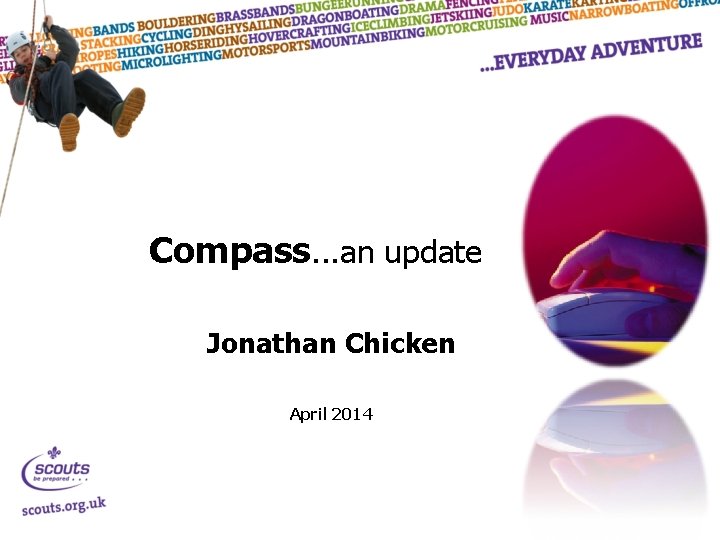 Compass an update Jonathan Chicken April 2014 What