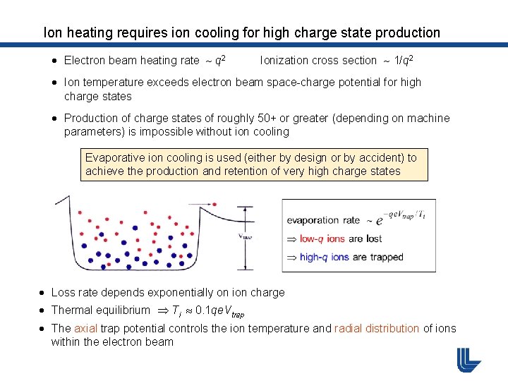 Ion Heating and Cooling in an EBIT or