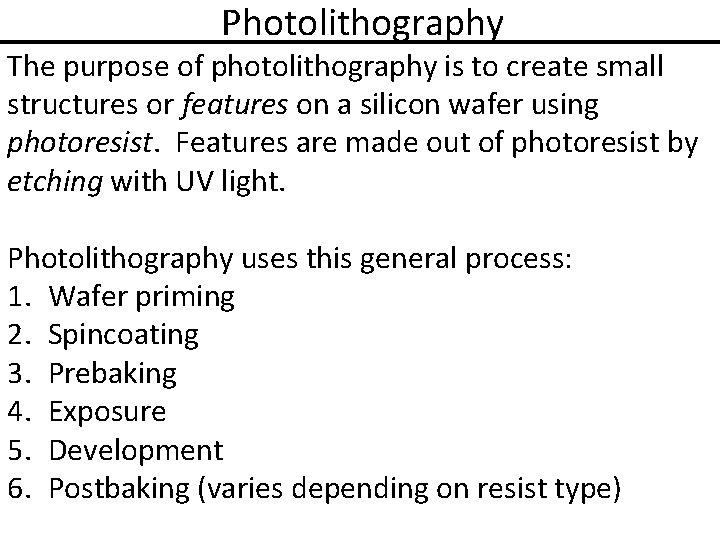 Zarelab Guide to Microfluidic Lithography Author Eric Hall