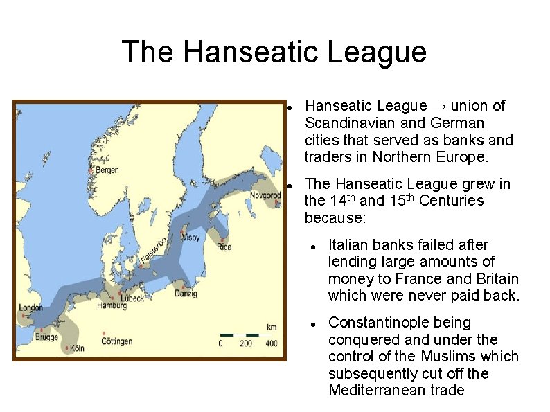 Key Terms The Growth of European Urban Centers