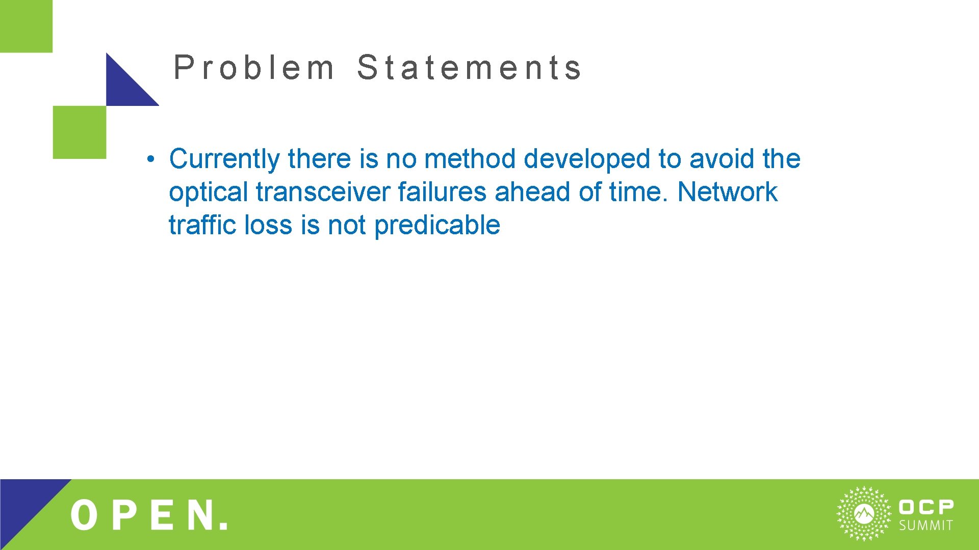 Failure Prediction Mechanism for Pluggable Optical Interconnect at