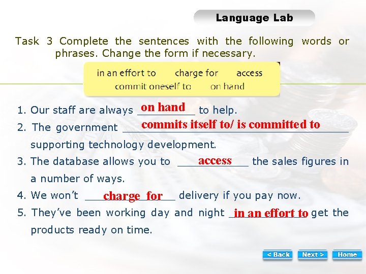 Language Lab Language Lab Task 1 Task 2
