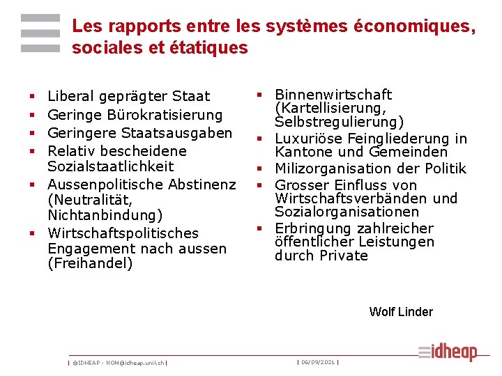 Politique et Institutions 1 2 LEtat suisse origine