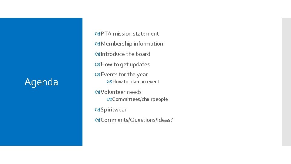 PTA BOARD President Dana Mc Mullen Stevenson PTA