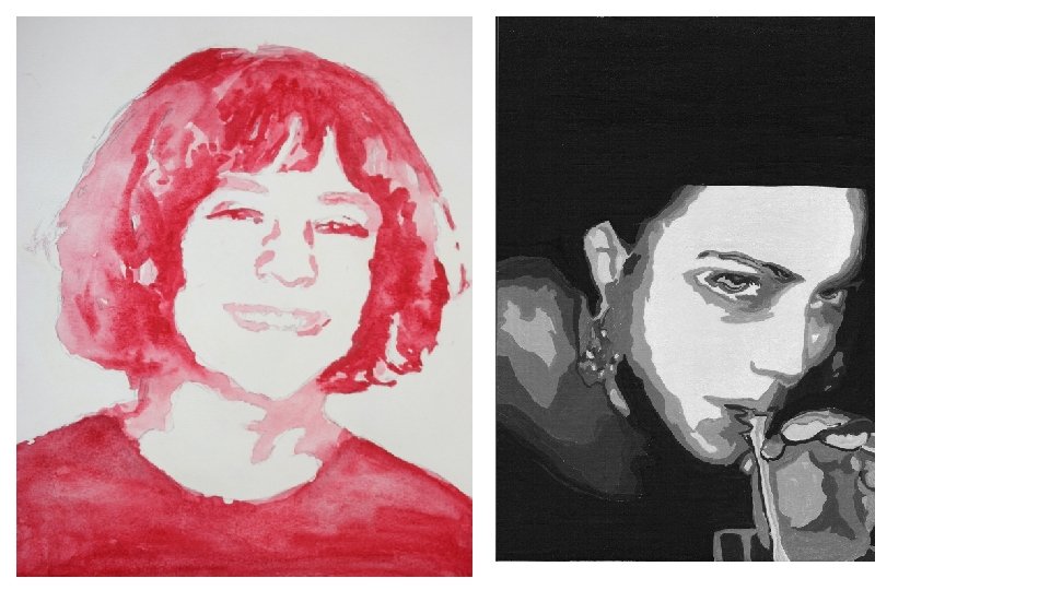 Value Portraits Monochromatic Painting Portrait Terms A drawing