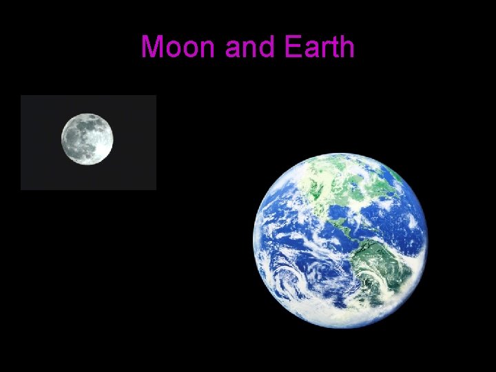 Moon and Earth Make a Comparison Chart Moon
