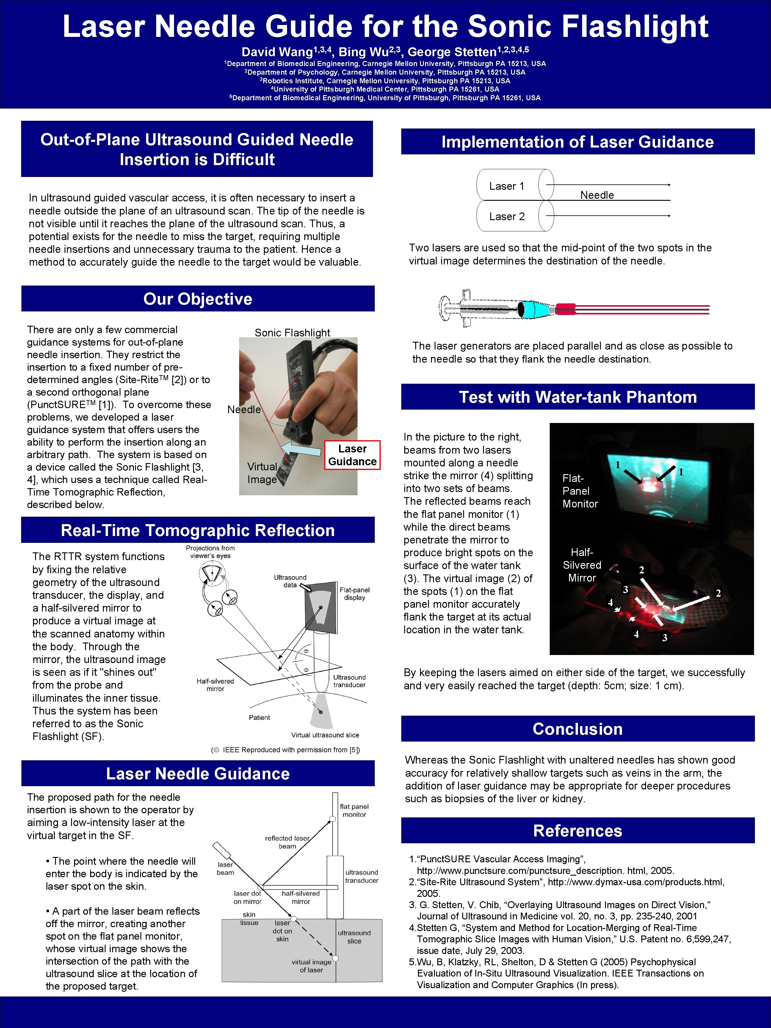 Laser Needle Guide for the Sonic Flashlight David