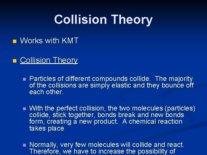 Unit 4 Reaction Chemical Kinetics and Equilibrium Text