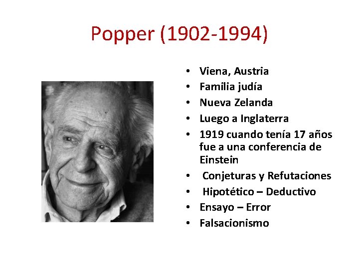 Karl Popper Popper 1902 1994 Viena Austria Familia