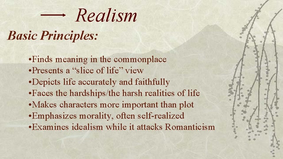 Realism 1860 1890 Philosophical Connection Pragmatism is based