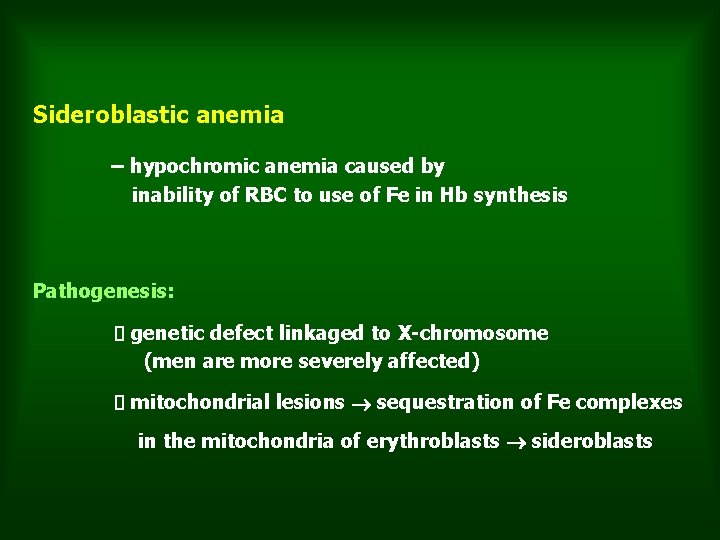 Pathophysiology of red and white blood cells disturbances