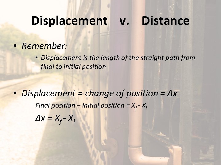 Chapter 2 Motion in 1 Dimension 1 Dimension
