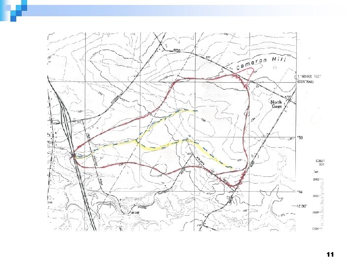 Watersheds 1 Outcomes Read a contour map Delineate
