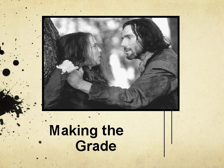 Making the Grade The student Criterion A Analysing