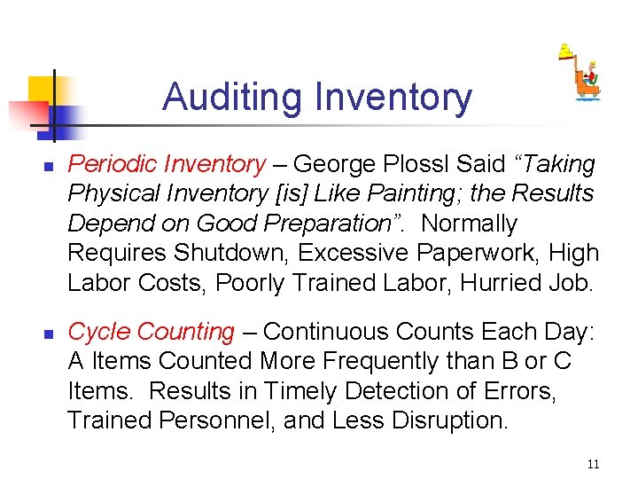 Inventory Control Part 4 Physical Inventory 1 Storage