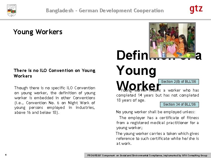 Bangladesh German Development Cooperation Social Standards PROGRESS ...