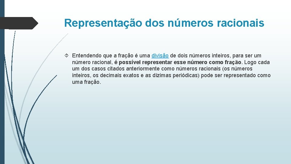 Nmeros Racionais Professor Clber Borges Nmeros racionais Definio