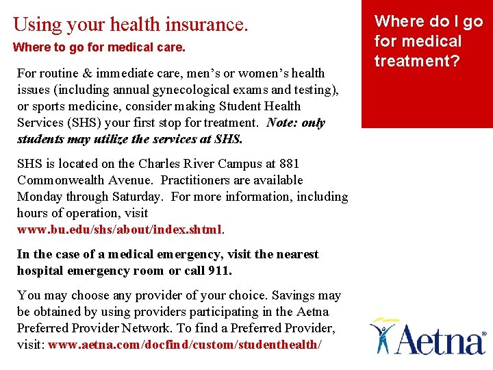 Highlights of benefits and services 2011 2012 Student