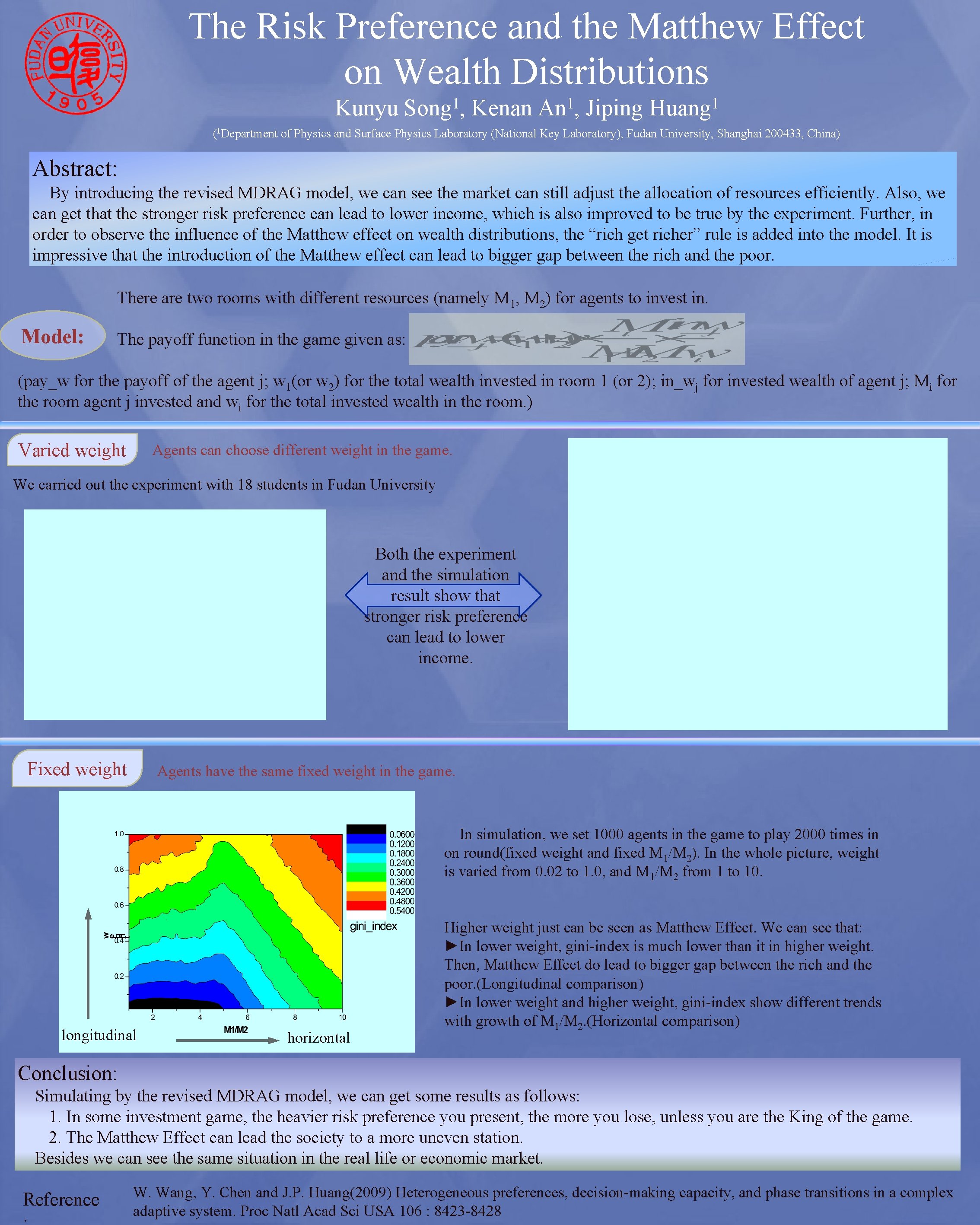 The Risk Preference and the Matthew Effect on