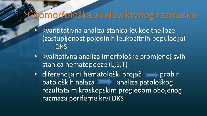 DIFERENCIJALNA KRVNA SLIKA Nediljka Petrovski bacc med lab