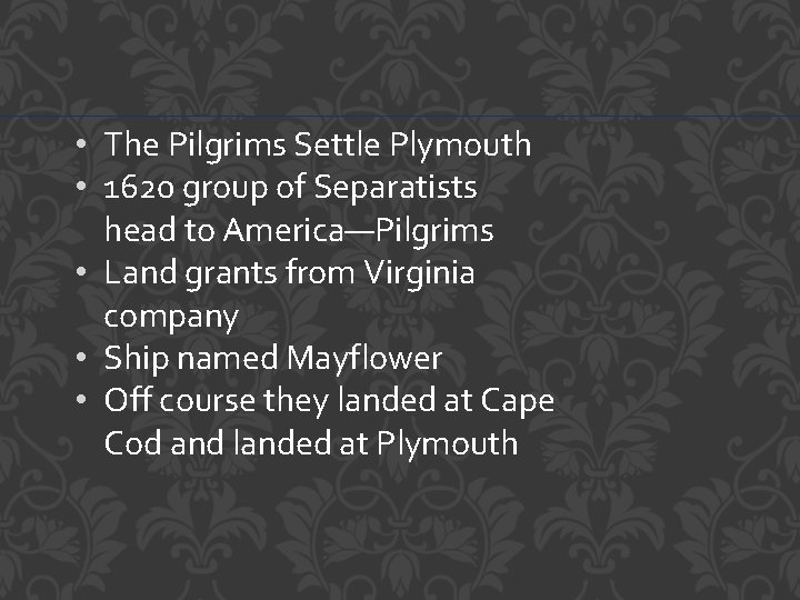 COLONIAL AMERICA CHAPTER 3 Essential Question How does